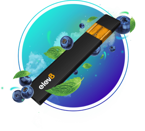 Vape Pen Blueberry Ice (Relajación AM) - Elev8 | Vape CBD